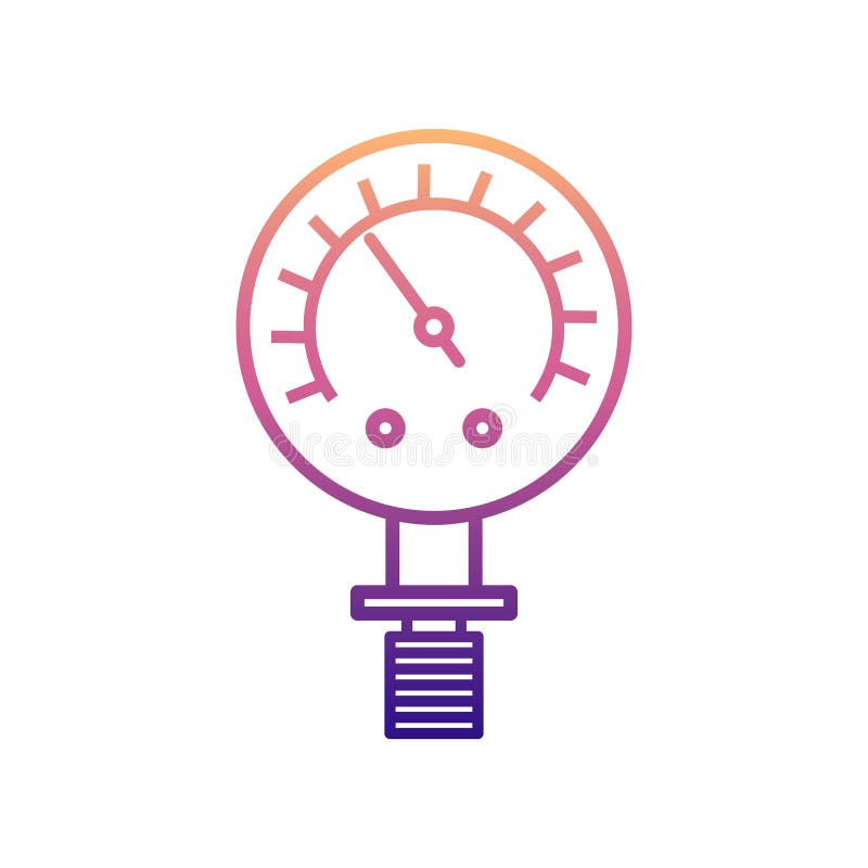 Manometer Nolan Icon Simple Thin Line Outline Vector Of Measuring Instruments Icons For Ui And