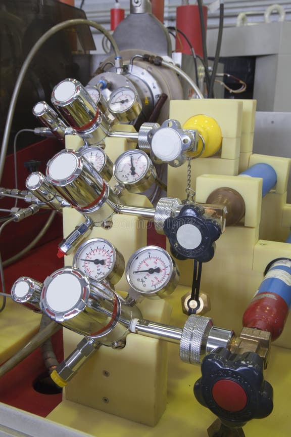 Manometer Panel in Nuclear Laboratory Stock Image - Image of instrument ...