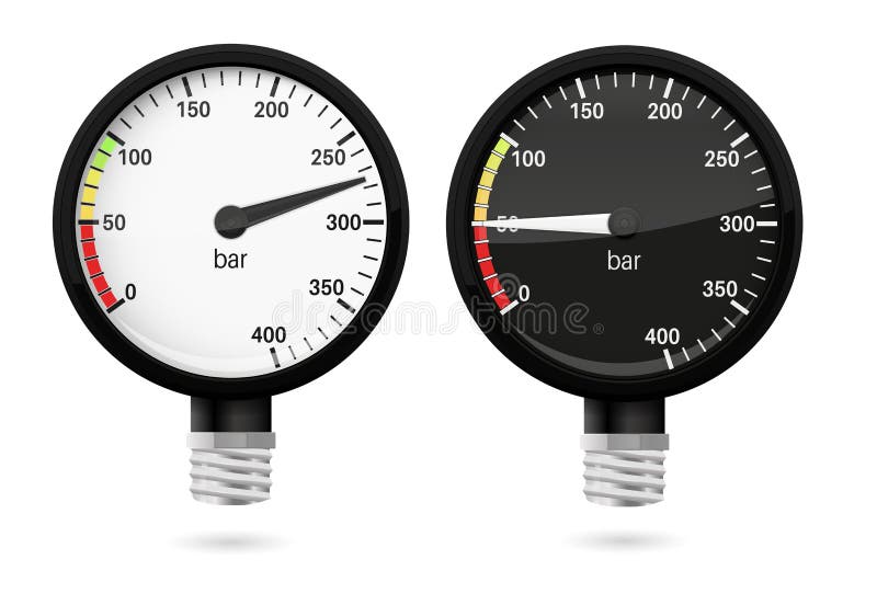 Manometer. 3d Vector Illustration Stock Vector - Illustration of sign ...