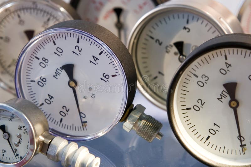 Manometers stock image. Image of screws, pressure, precision - 3957195