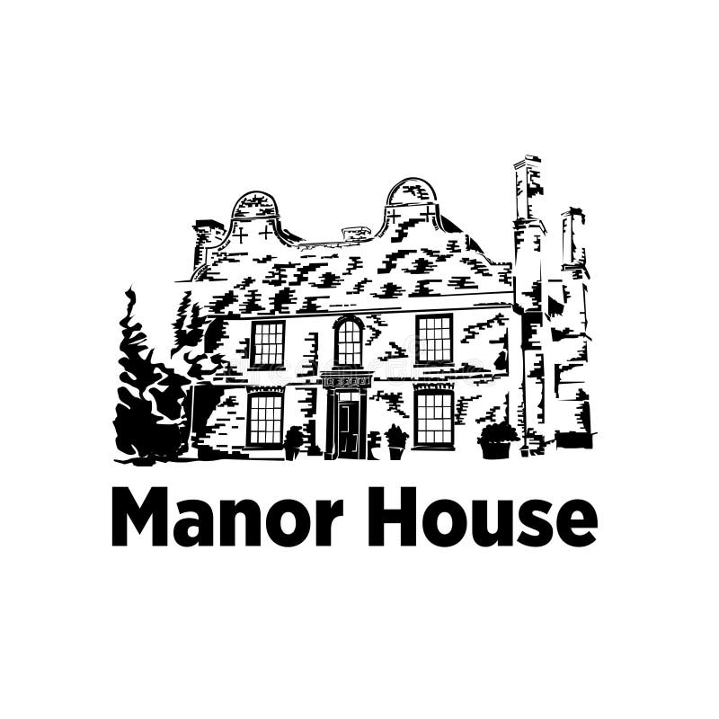 Illustration Vector Graphic of Manor House Stock Vector - Illustration ...