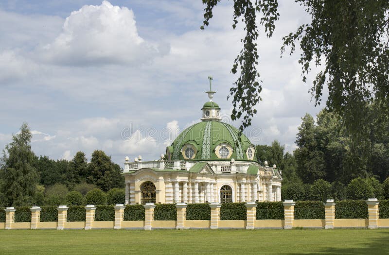 The Manor of Kuskovo. Moscow. Stock Image - Image of beautiful, moscow ...