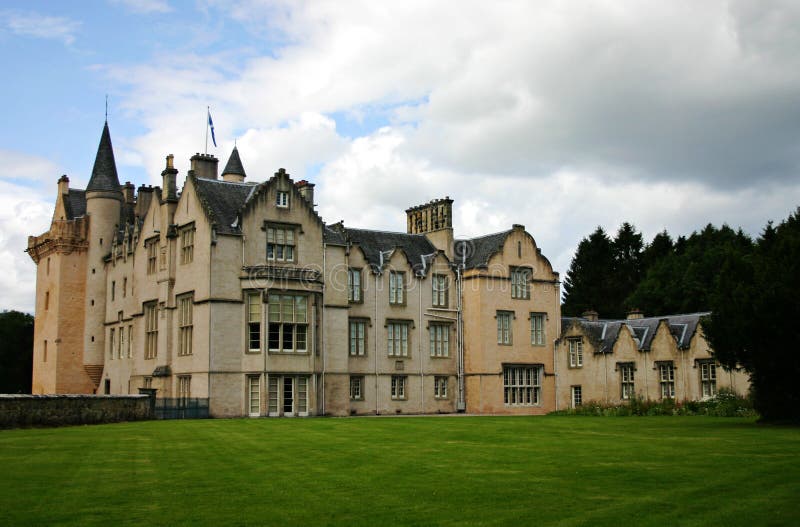 Manor in Scotland stock photo. Image of brick, wealth - 22974274