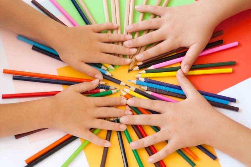 Manos foto de archivo. Imagen de rojo, ilustre, drenaje - 26632346