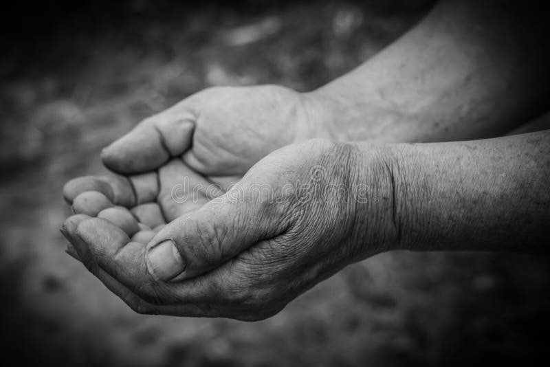 Manos Extendidas Hacia El Sol Y El Cielo Imagen de archivo - Imagen de ...