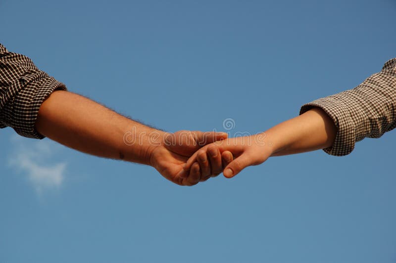 Manos conectadas foto de archivo. Imagen de hombres, novia - 17322