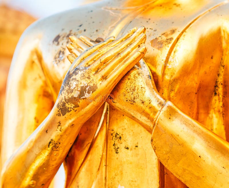 Manos de Buda imagen de archivo. Imagen de meditar, espiritualidad ...