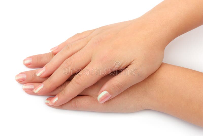 Manos Del Hombre Y De La Mujer Foto de archivo - Imagen de alcanzar ...