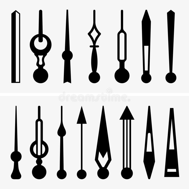 Manos de reloj ilustración del vector. Ilustración de manos - 116904346