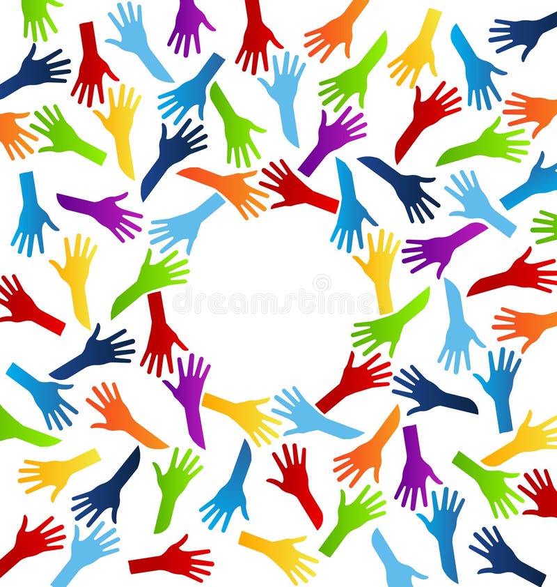 Manos del mundo stock de ilustración. Ilustración de ayuda - 33199842