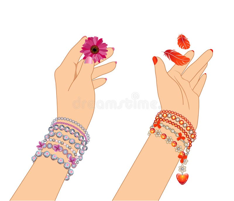 Pulseras Ilustraciones Stock, Vectores, Y Clipart – (3,987 ...