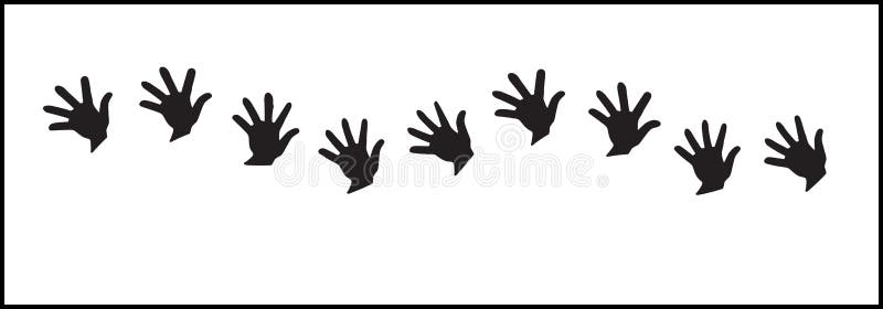 MANOS, VECTOR, ILLUSTRATOR stock de ilustración. Ilustración de pasos ...