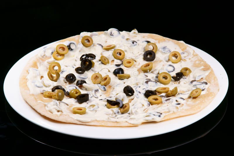 Manouche labneh stock photo. Image of arab, food, pastries - 17165856