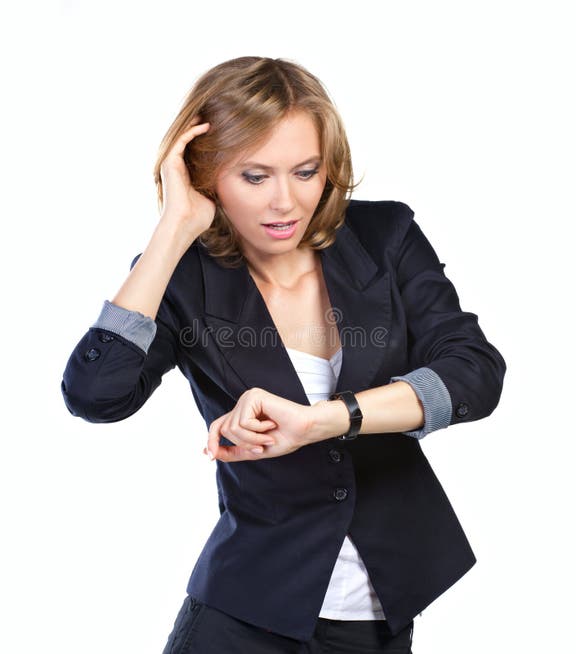 Manque de temps image stock. Image du contact, caucasien - 26537849