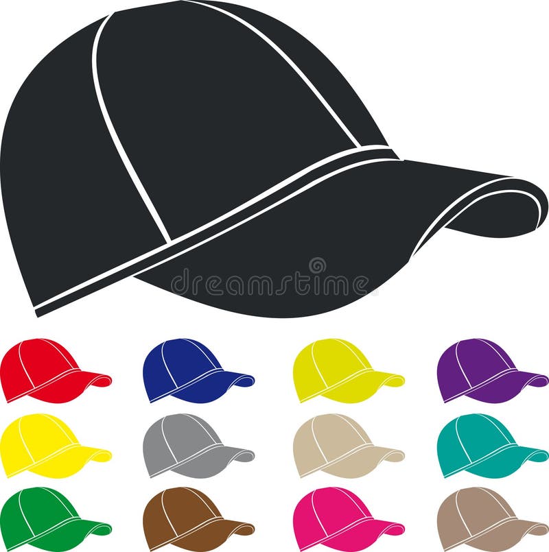 Mans cap stock vector. Illustration of convenience, fashionable - 35208621