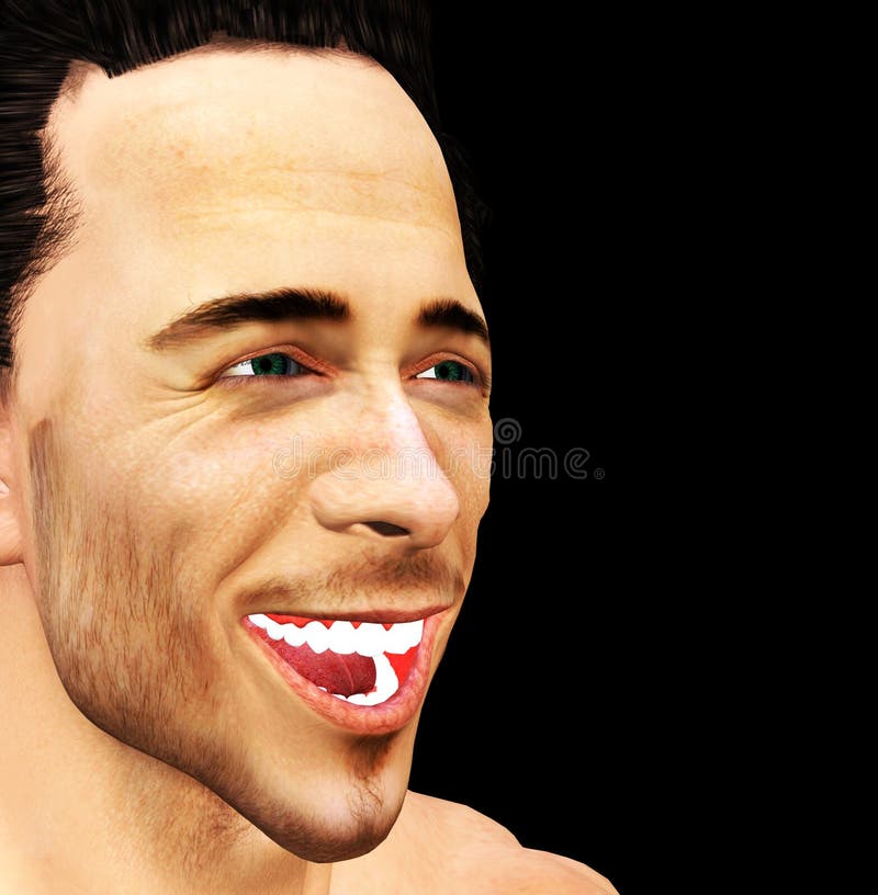 Mans Face 31 stock image. Image of expressive, adult, colorful - 823909