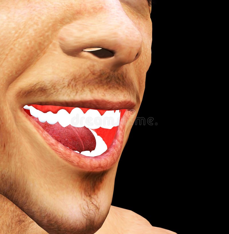 Mans Face 34 stock illustration. Illustration of poser - 823914