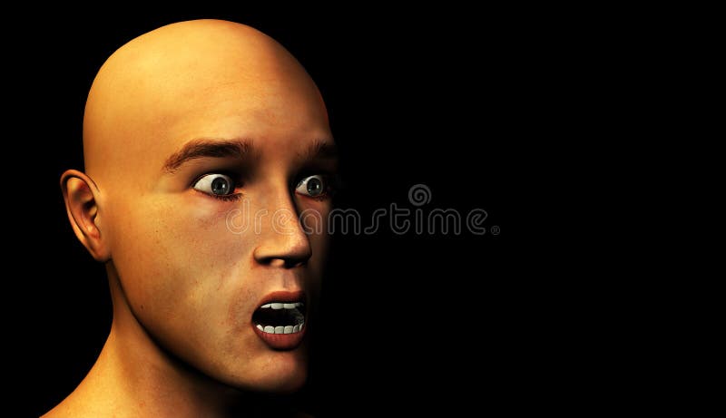 Mans Face Shocked stock image. Image of mouth, shock - 10817511