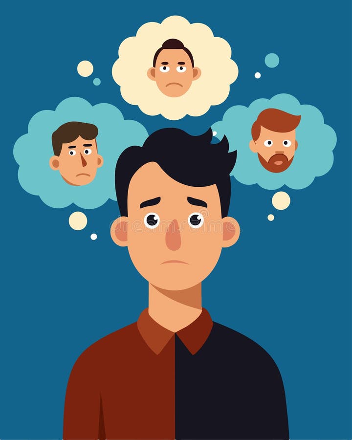 Inner Dialogue Stock Illustrations – 179 Inner Dialogue Stock ...