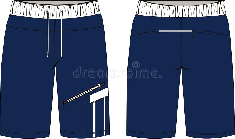 Mans Shorts Vector Illustration File Stock Vector Illustration Of Shirt Bottom 260097384