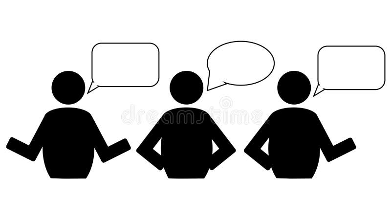 Mans with Speech Bubble Icon, Speak Concept, Question Mark User Icon ...