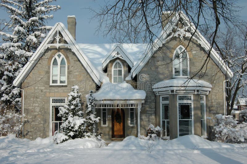 The Manse stock image. Image of stone, historic, manse - 2025497