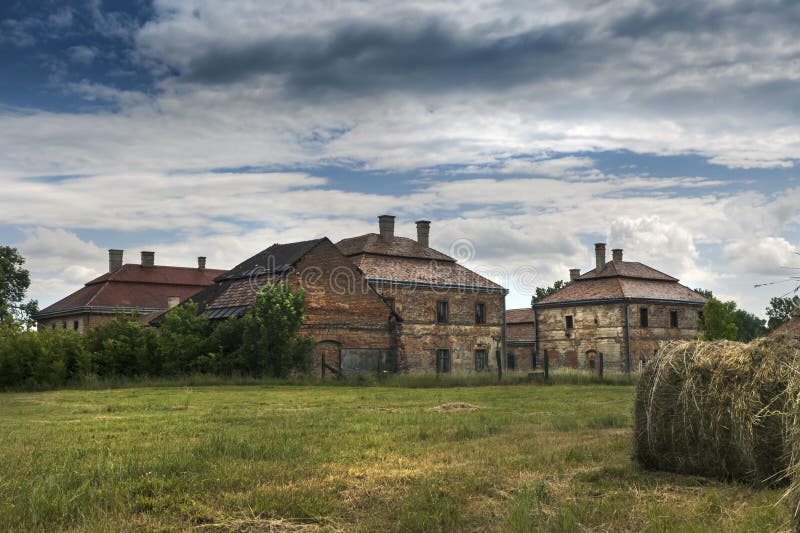Mansion. the back side stock image. Image of court, outdoor - 28272605