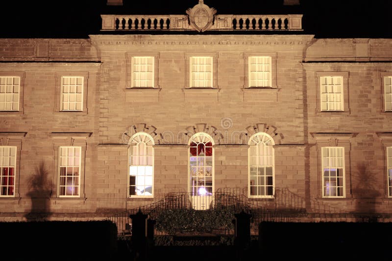 Mansion House at Night - Scotland Stock Image - Image of historic ...