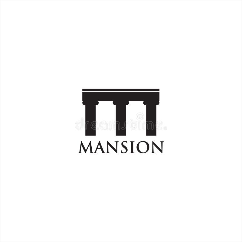 Mansion Logo Design Vector Template Stock Illustration - Illustration ...