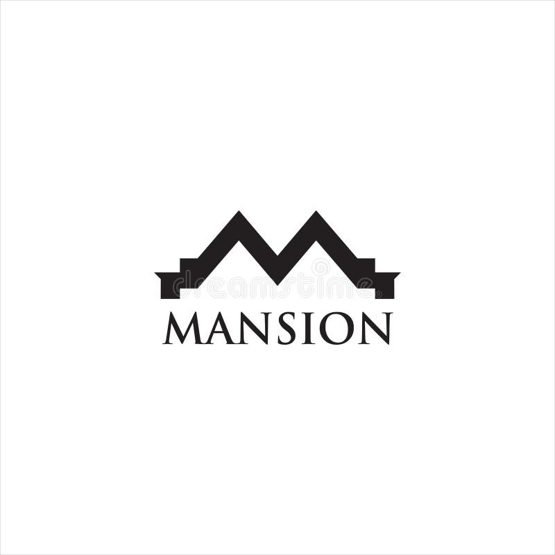 Mansion Logo Design Vector Template Stock Illustration - Illustration ...