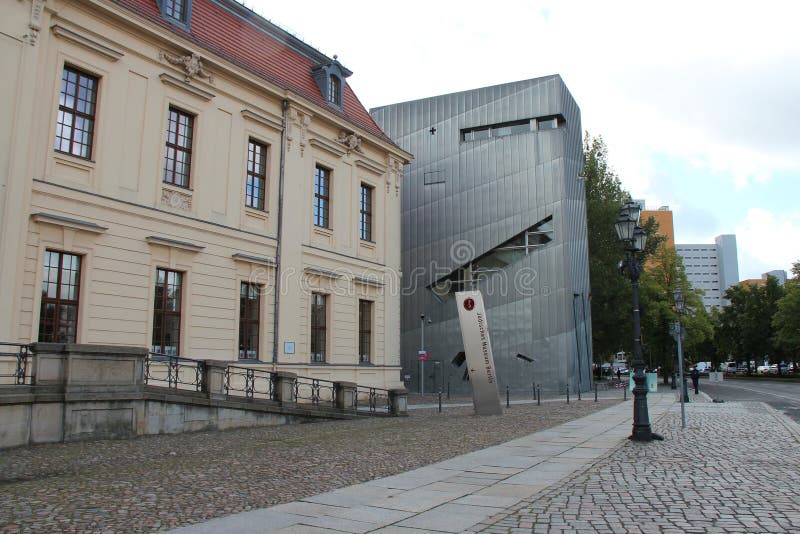Mansion and Modern Hall (jewish Museum) in Berlin - Germany Editorial ...