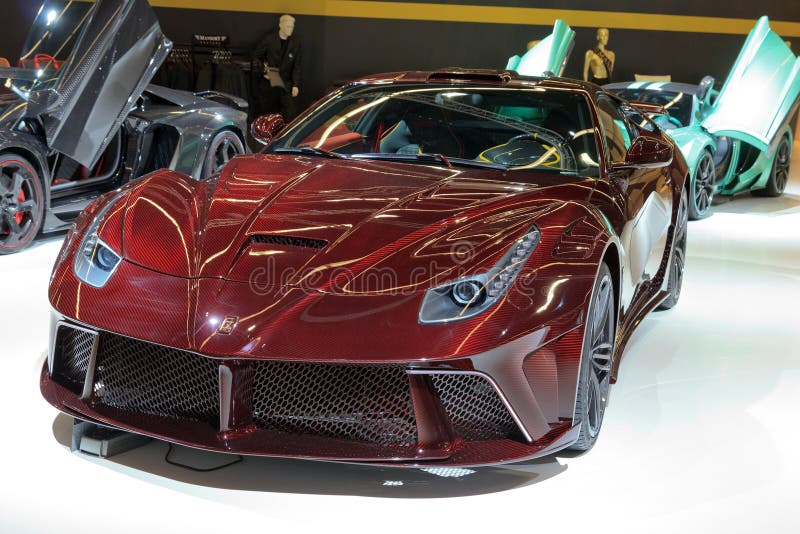 Mansory Ferrari foto de stock editorial. Imagem de ferrari - 72941728