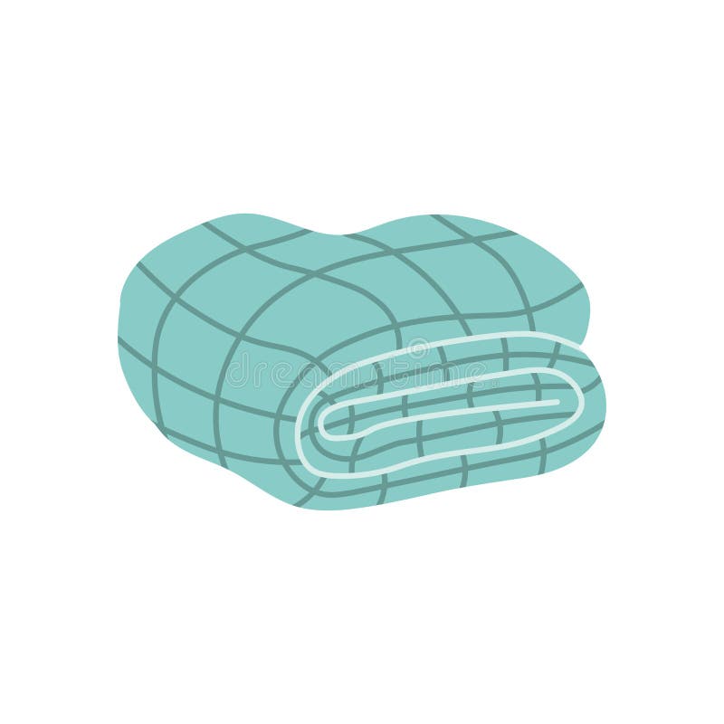 Cama Con Manta Azul. Habitación Y Habitación. Un Gran Lugar Para Dormir ...