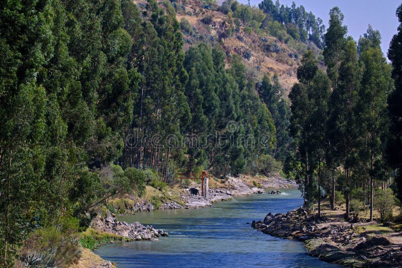 Mantaro River stock image. Image of countryside, dense - 254269427