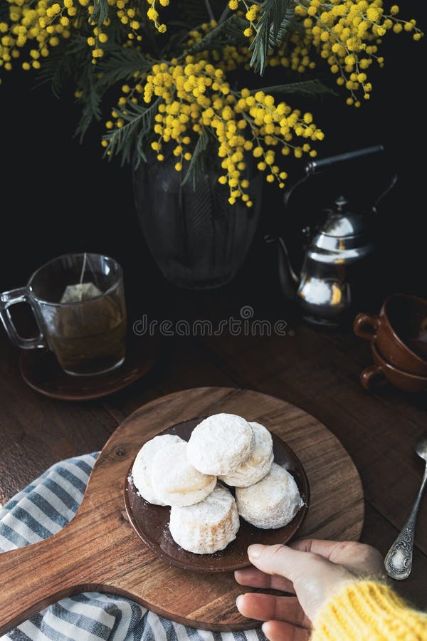 Mantecados are Typical Spanish Confectionery Sweets Stock Image - Image ...
