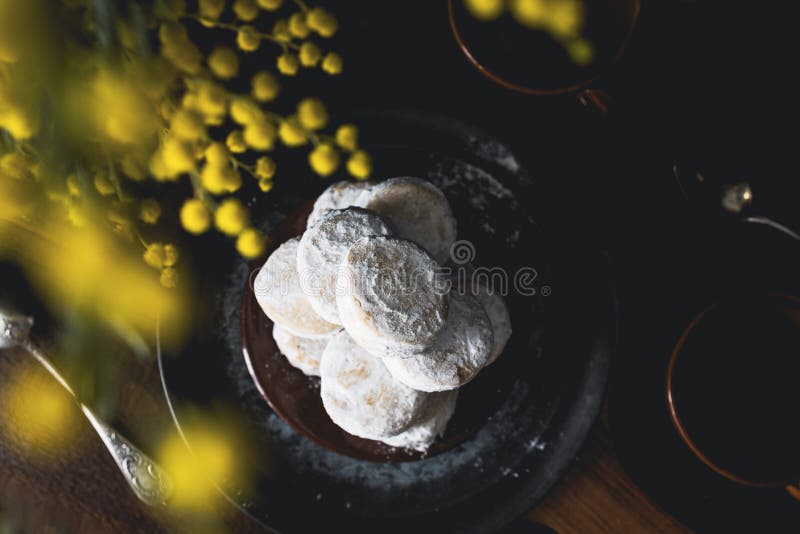 Mantecados are Typical Spanish Confectionery Sweets Stock Image - Image ...