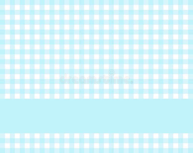 Mantel a Cuadros Con Blanco Azul De La Raya Stock de ilustración ...