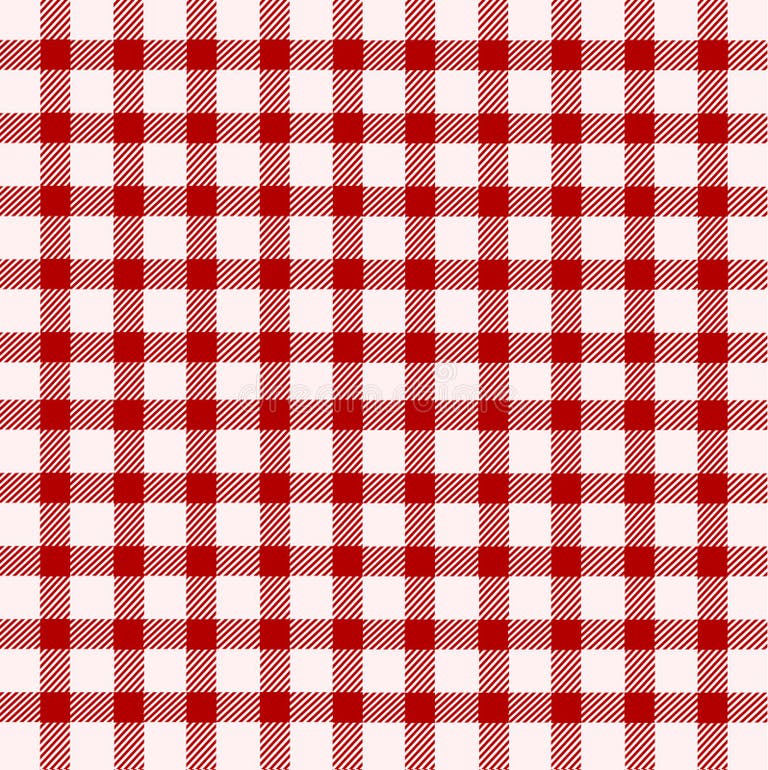 Mantel rojo y blanco ilustración del vector. Ilustración de cubierta ...