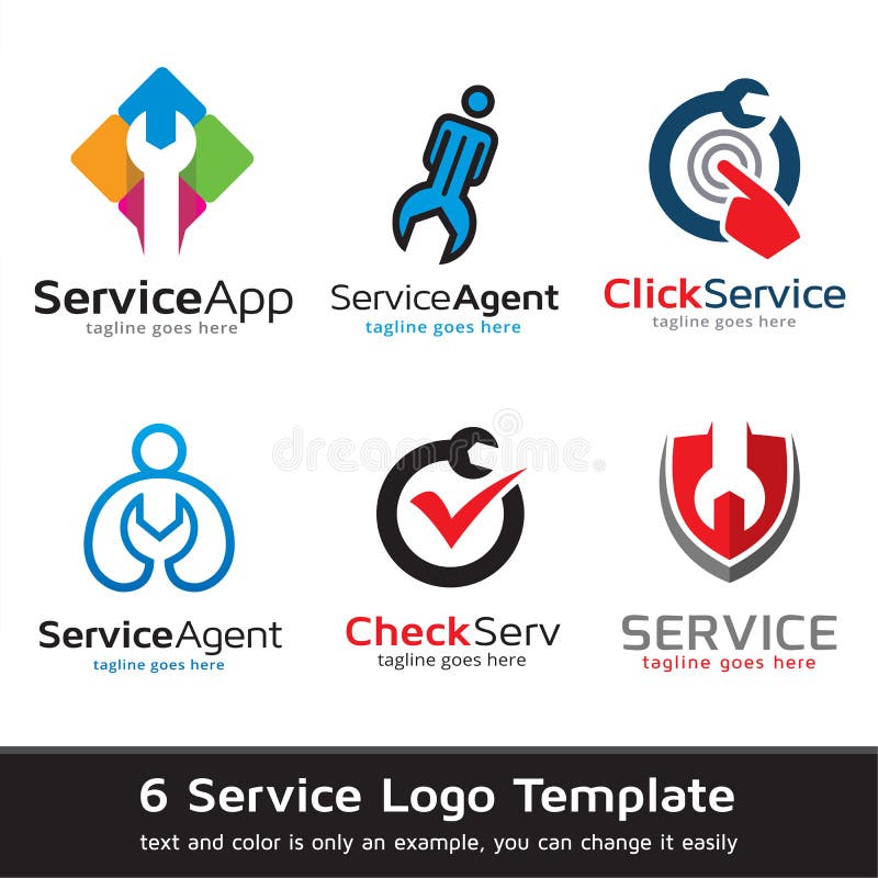 Mantenga Al Agente Logo Template Design Vector Ilustración del Vector ...