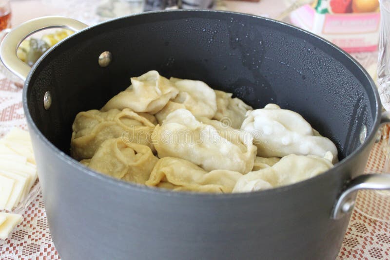 Manti stock image. Image of bundle, ingredient, group - 14229863