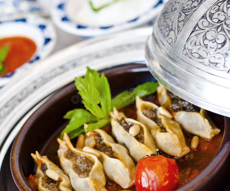 Manti, Turkish ravioli stock image. Image of empire, ornament - 27879305
