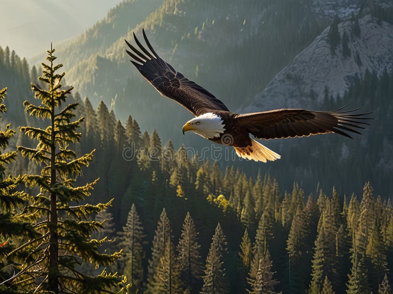 Mantis Eagle Flies and Hunting Stock Illustration - Illustration of ...