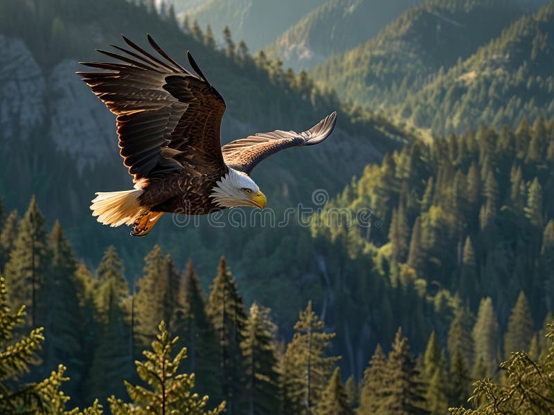 Mantis Eagle Flies and Hunting Stock Illustration - Illustration of ...