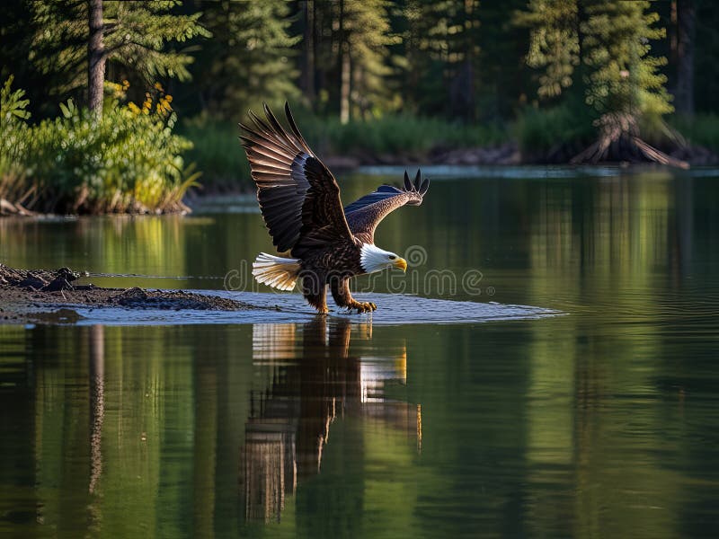 Mantis Eagle Flies and Hunting Stock Illustration - Illustration of ...
