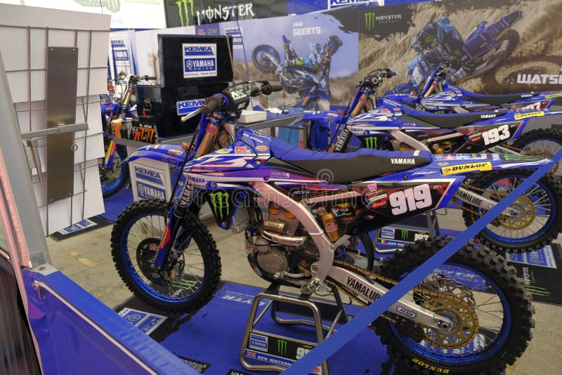 Mantova Italy 11 09 2021 : MxGp Motocross Paddock Box Yamaha Editorial ... Mantova Italy 11 09 2021 : MxGp Motocross Paddock Box Yamaha Editorial ...