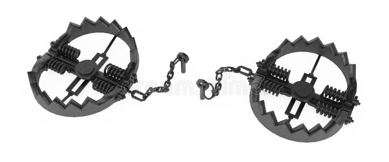 Mantrap stock illustration. Illustration of heavy, injure - 14887175