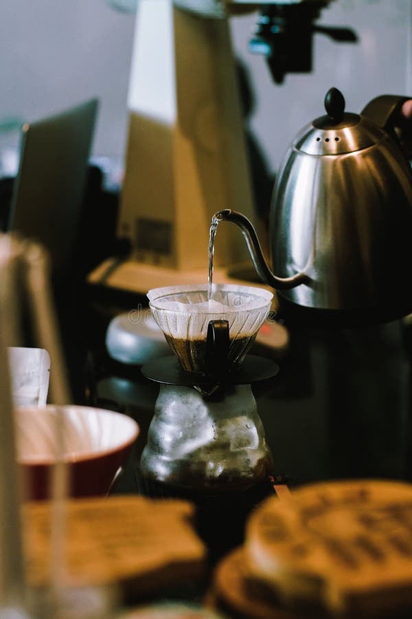 Manual Brew, V60 Method stock photo. Image of coffee - 148611192