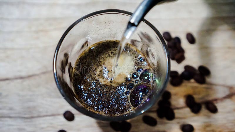 The Manual Brewing of Coffee Maker Stock Photo - Image of method ...