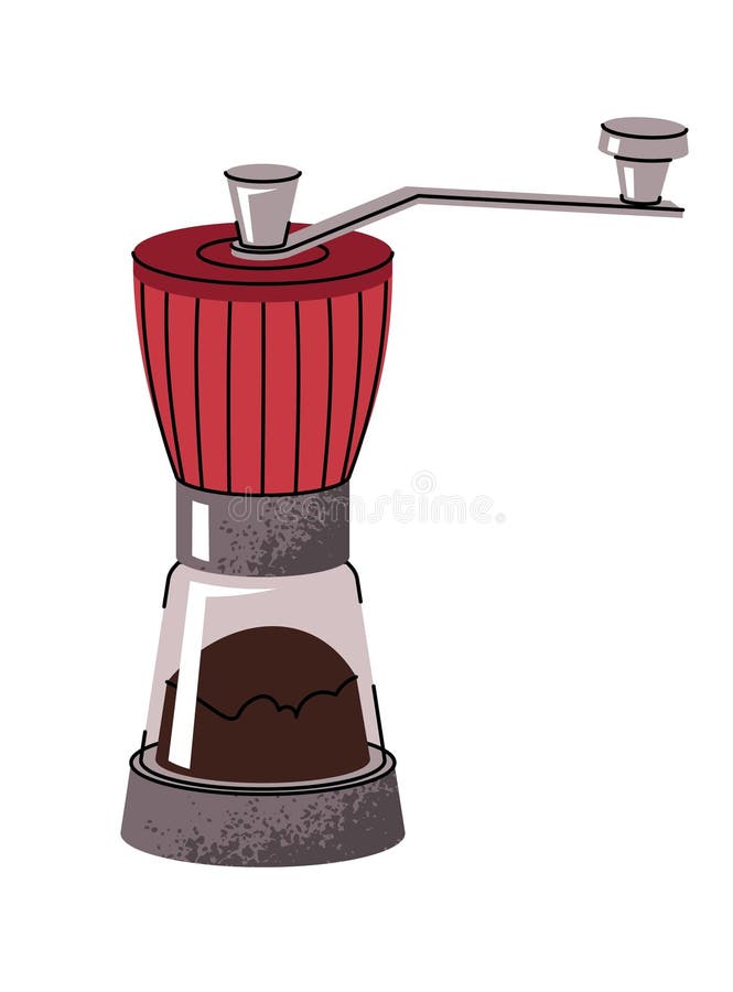 Manual Coffee Grinder. Modern Equipment for Grinding Coffee Beans ...