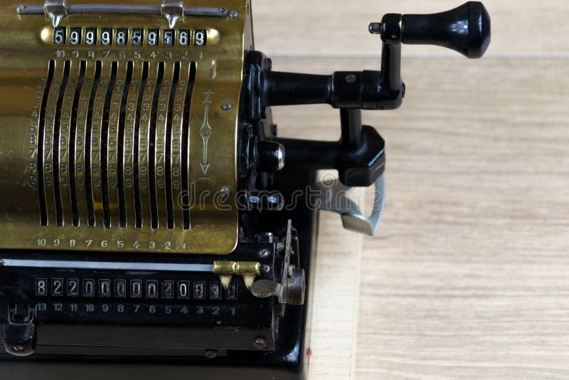 Manual counting machine stock photo. Image of numbers - 85265052